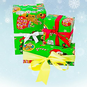 Scooby-Doo Rappy Rolidays Wrapping Paper - 12 Sheets - 20" x 30" - Festive Holiday Gift Wrap by Silver Buffalo