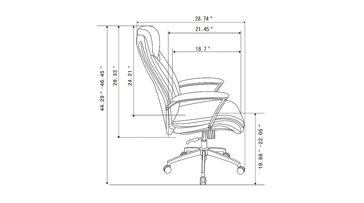 Realspace Modern Comfort Verismo Executive Chair