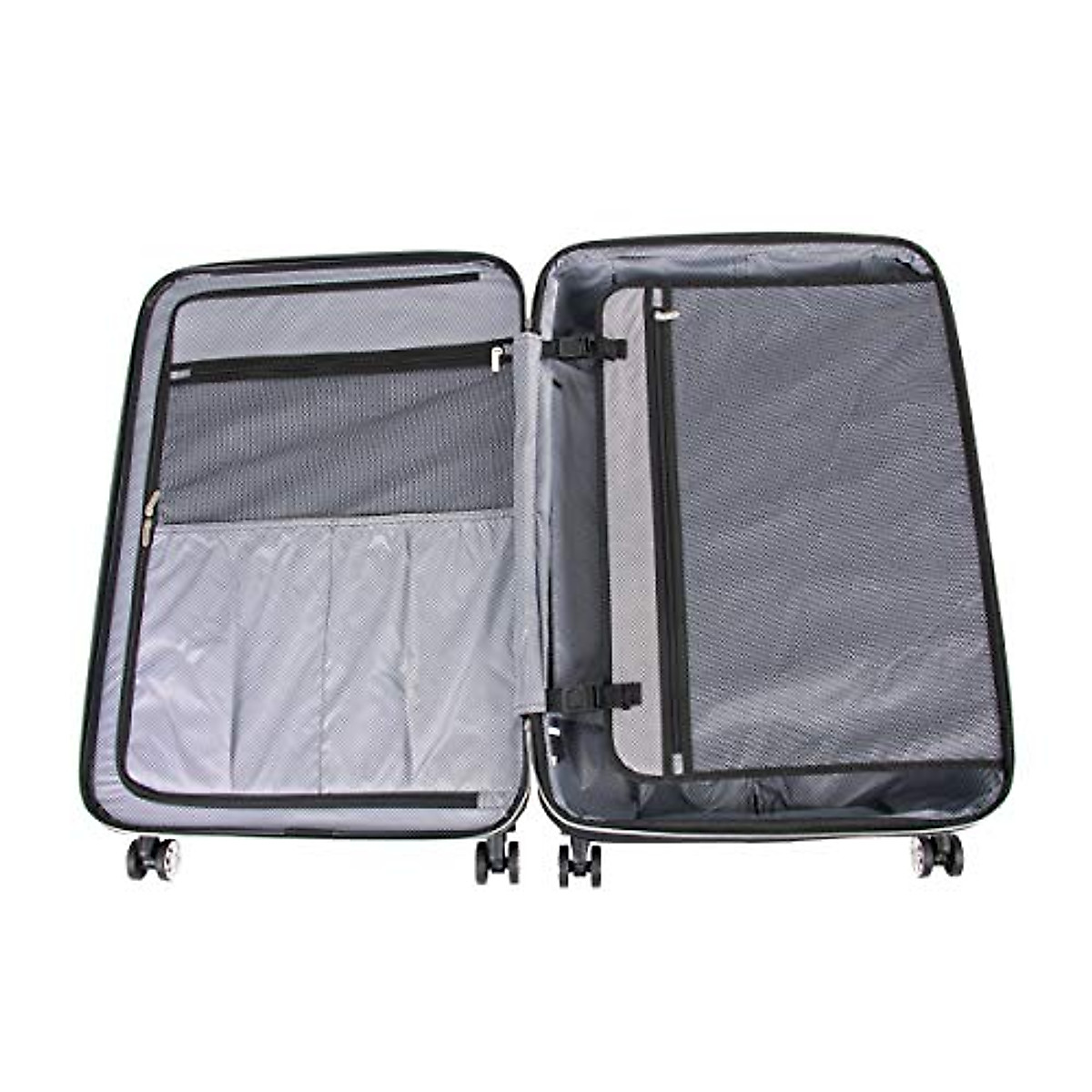 Kenneth Cole Reaction Diamond Tower Collection Lightweight Hardside Expandable 8-Wheel Spinner Travel Luggage, Rose Champagne, 3-Piece Set (20", 24", & 28")