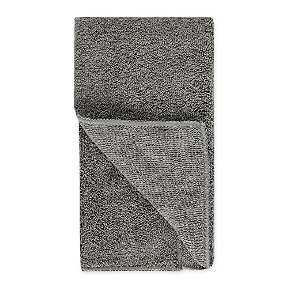 Bone Dry Pet Grooming Towel Collection Embroidered Absorbent Microfiber Drying Set, 15x30, Gray, 3 Count