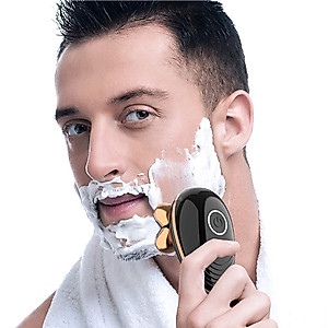 Surker Head Shavers for Bald Men 4d Electric Razor 5 in 1 Nose Beard Trimmer Hair Clipper Shaving Kit Rotary Shaver Cordless USB Rechargeable Facial Grooming Kit Waterproof