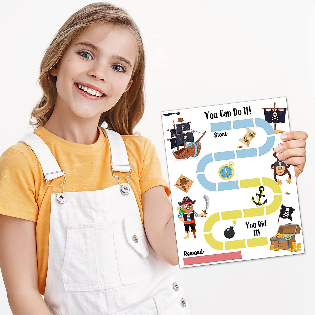 Pirate Themed Chore Chart for Kids - Reward System