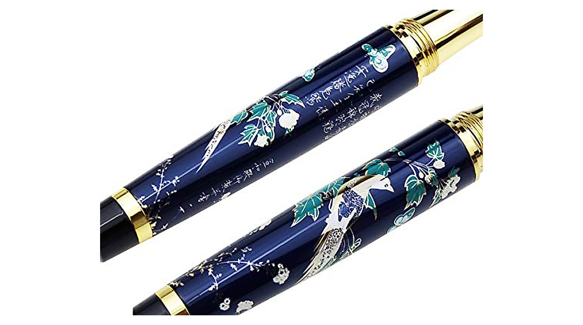 Hongdian Fountain Pen with Cloisonne Painting & Fine Nib | Elegant & Unique