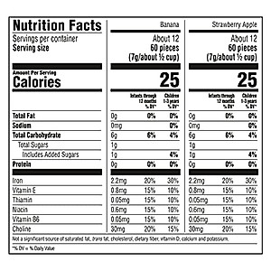 Gerber Baby Snacks Puffs Variety Pack, Banana & Strawberry Apple, 1.48 Ounce - 2 count of four packs, Package may vary, 1.48 Ounce (Pack of 8)