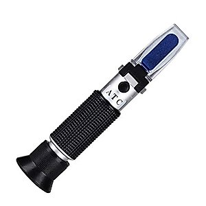 AIHG Hand Held Refractometer,Portable 0~32% Brix Meter Refractometer for Food Fruit Beverages Beer Wine Sugar Content Test
