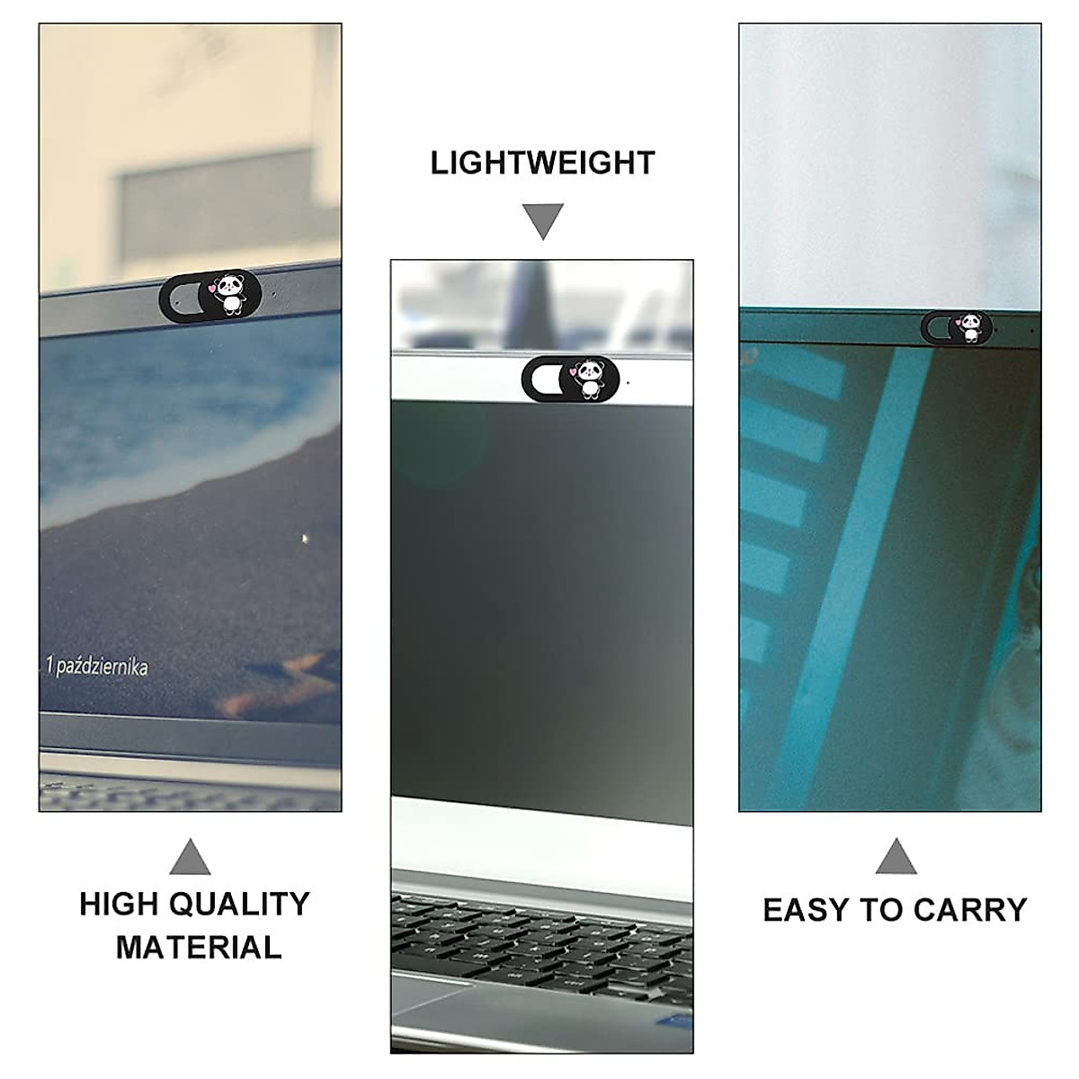 SOLUSTRE 6 Pcs Cover Webcam Cover Slide Laptop Slide Blocker Tablet Notebook Webcam Cover Laptop Lens Cap Privacy Webcam Covers Computer Tablet Stoppers Abs Peeping