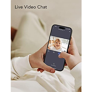 Baby Monitor with Camera and Audio, nooie Baby Camera Monitor Indoor, Baby Monitor WiFi Smartphone 2.4Ghz, Motion and Sound Detection, 1080P HD Night Vision, Two-Way Audio, SD or Cloud Storage