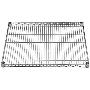 Shelving Inc. 24"d x 30"w Chrome Wire Shelving with 2 Tier Shelves, Weight Capacity 800lbs Per Shelf