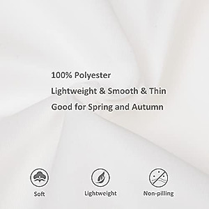 LittleSpring Toddler Fall Jacket for Boys Girls Bomber Lightweight Jacket Outerwear White 3T