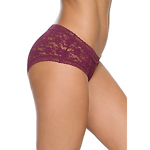 Wealurre Womens Underwear Lace Sexy Panties Bikini Panty for Women Seamless Hipster pack(827M,B/W/A/Wi/Pum)