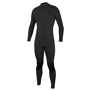 O'Neill Men's Hyperfreak 3/2mm Zipless Full Wetsuit, Black/Black, X-Large Short