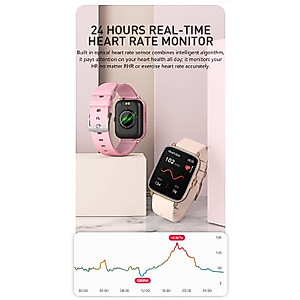 Smart Watches 1.70in Full Touchscreen IP67 Waterproof Womens Smartwatch Answer Calls Activity Tracker for Women Fitness Tracker for Android iOS