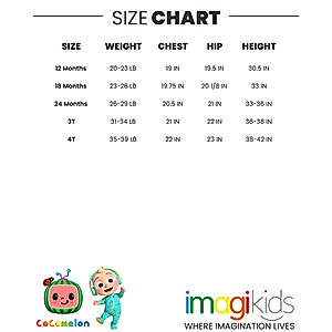 CoComelon Infant Baby Girls One Piece Bathing Suit Red 24 Months