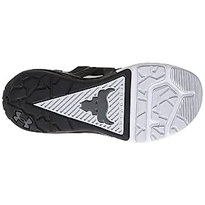 Under Armour Men's Project Rock 4 Training Shoe (10.5, Black/White, Numeric_10_Point_5)