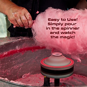 Cotton Candy Sugar Floss-Six Pack 52oz Cartons-Choose Your Flavors