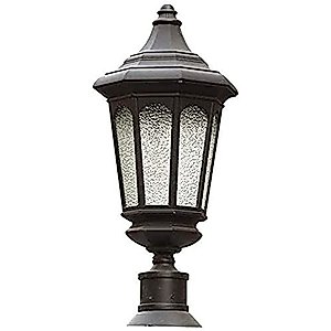 Outdoor Post Light Exterior Pillar Light Classical Outdoor Waterproof Column Head Lamp, Suitable for Door Porch Exterior Wall Pillar Lamp, Patio Porch Decoration Lighting