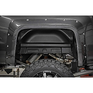 Rough Country Rear Wheel Well Liners for 1999-2006 Chevy Silverado - 4299 Black