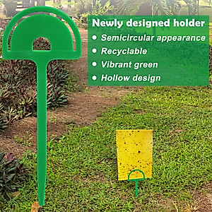 40 Sheets Sticky Fly Traps, Dual-Sided, for Flying Insect, Indoor and Outdoor, 8x6 Inch, Yellow