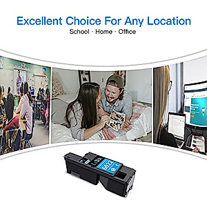 LxTek Remanufactured Toner Cartridge Replacement for Xerox WorkCentre 6027 6025, Phaser 6022 6020 (1 Black 106R02759, 1 Cyan 106R02756, 1 Magenta 106R02757, 1 Yellow 106R02758, 4 Pack)