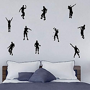 Game Wall Decal Wall Sticker Poster Dancing Decal Nursery Boys Room Wall Vinyl Decal Game Stickers(13.8" x 22.8")