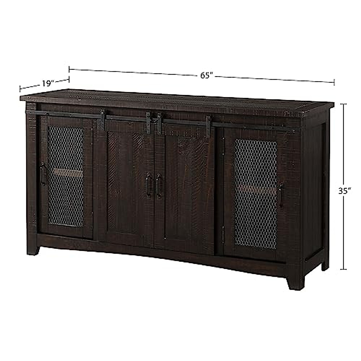 Martin Svensson Home 90908 Durango 65" TV Stand, Espresso