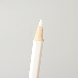 12 PCS Sewing Marking Pencils Water Soluble Tailor's Chalk for Fabric Clothing Cutting Wood-cased Pencil(White)