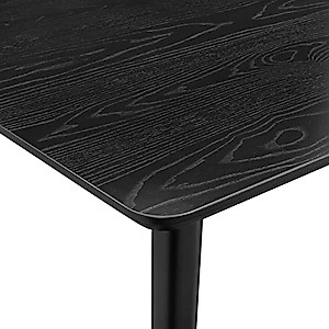Modway Vigor Rectangular Dining Table, Black