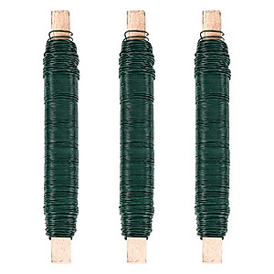 DOITOOL 3pcs Iron Wire Gardening Tree Wire DIY Bonsai Wire Stems Aluminum Bonsai Training Wire Bonsai Tool Kit Heavy Duty Wire Bonsai Wires Anodized DIY Kits Flexible Metallic Paint