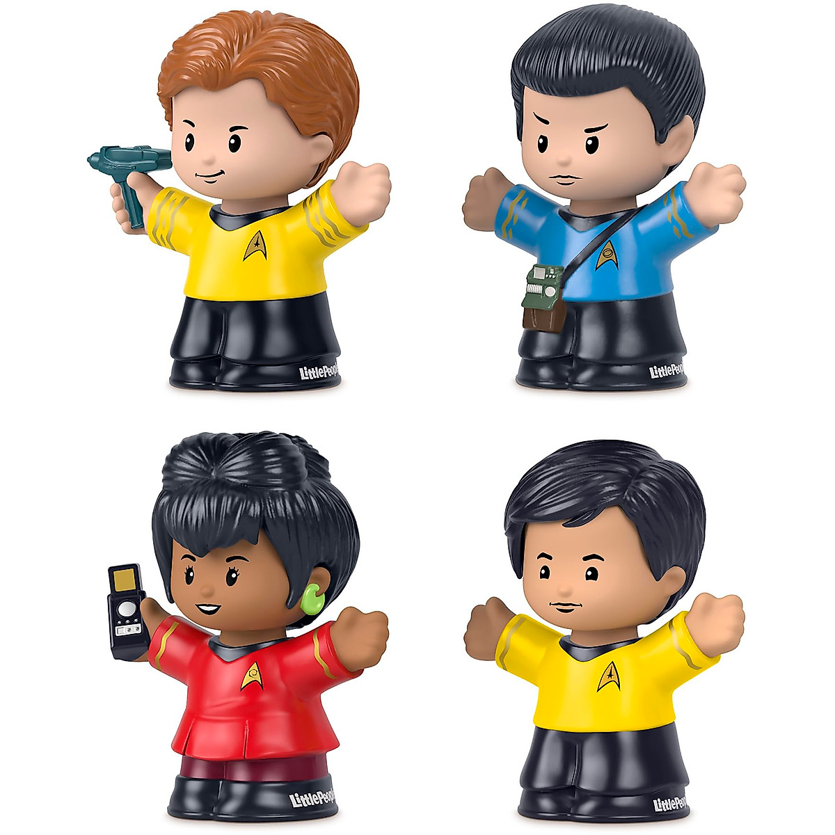 Little People Collector Star Trek Special Edition Set for Adults & Fans in a Display Gift Package, 4 Characters