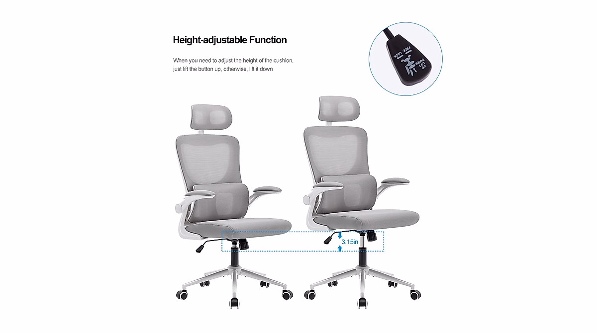 Ergonomic Office Chair | Lumbar Support & Breathable Mesh