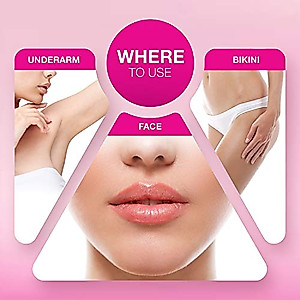 VEET Wax Strips Hair Removal Kit for Face, Underarms, Bikini, Dermatologically Tested, 20ct Wax Strips, 2 Sizes with Shea Butter & 4ct Wipes for At Home Waxing