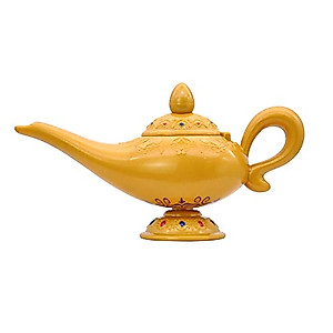 Spooktacular Creations Halloween Genie Lamp Costume Accessory Prop for Halloween Dress-up Party, Role Play, Cosplay, Holiday Decorations Gold
