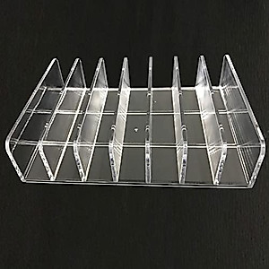 Clear Acrylic CD DVD Holder CD Storage Box CD Display Rack CD Stand - Holds up to 14 Standard CD Cases for Media Shelf Storage and Organization