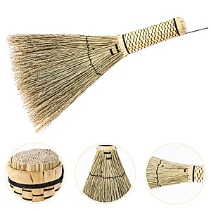Garneck Household Old Fashioned Handle Duster Wedding Toddler Cleaning Supplies Small Whisk Brooms Hand-Made Corn Broom The Bed Artificial Child Sorghum Carpet Asia Mini Vietnam