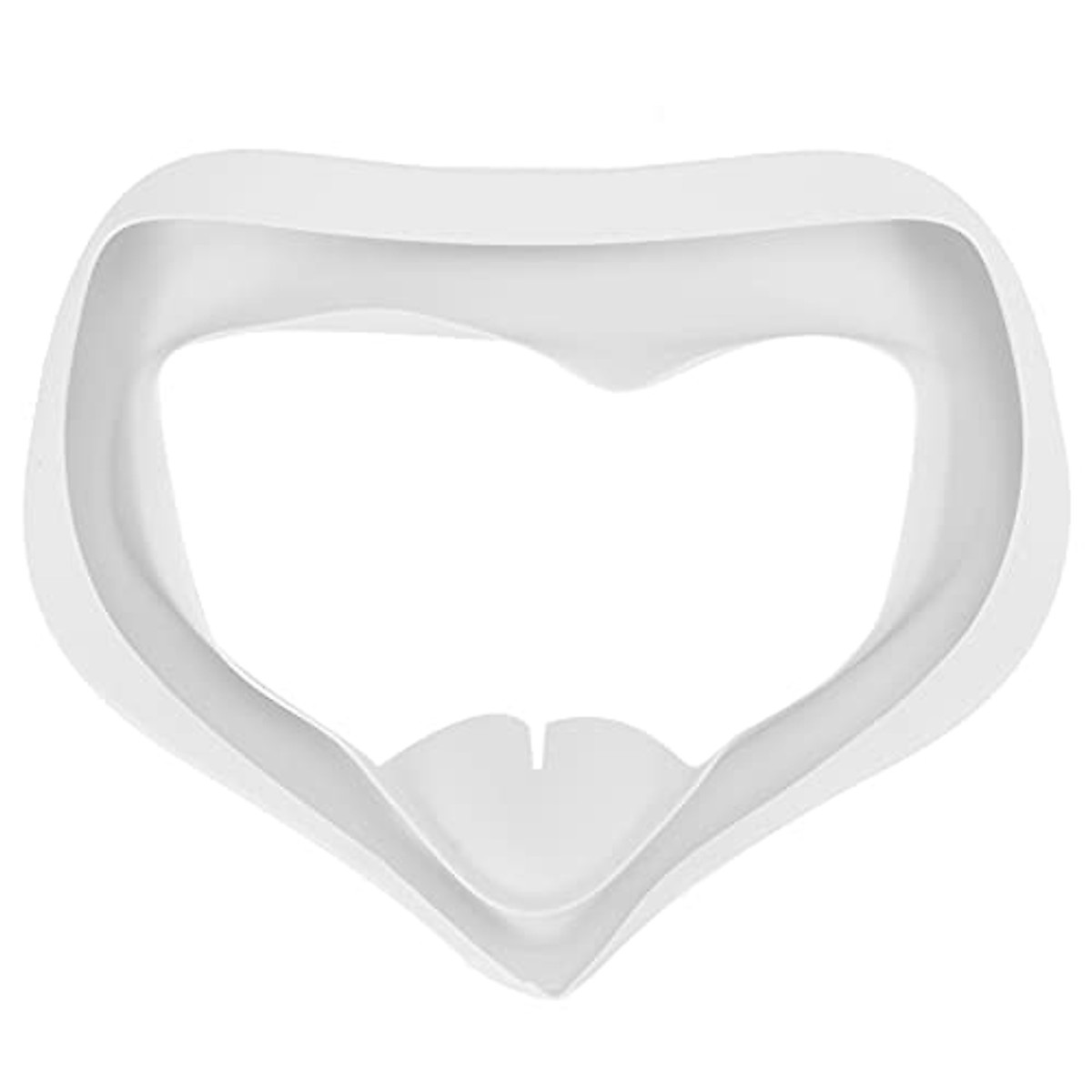 Face Pad, VR Light Blocking Silicone Comfortable VR Silicone Interfacial Cover for Oculus Quest2 VR Headset(Silver Gray)