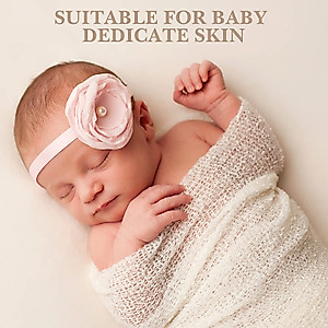 Xinnun Newborn Baby Photography Props Baby Stretch Wraps Newborn Wrap Long Ripple Wrap for Photography DIY Newborn Photo Blanket (Cute Style, 8 Pcs)