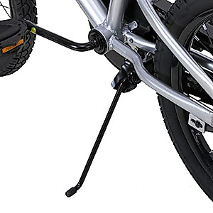 JOYSTAR 18 Inch Kids Bike for Age 5-8 Girls Boys Bikes 5 6 7 8 9 Years Old BMX Style Children Bicycles with Kickstand Birthday Gift Silver