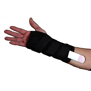 Wrist Brace for Carpal Tunnel, Adjustable Wrist Support Brace with Splints Right Hand, Small/Medium/Large, Arm Compression Hand Support for Injuries, Wrist Pain, Sports, Sprain,