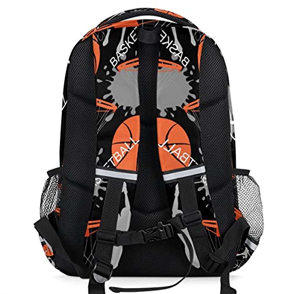 OSAM SPACE School Backpack, Basketball Player Student Backpack for Boys Girls BookBag Laptop Bags Casual Daypack College Travel Bag for Men Women with Reflective Strip