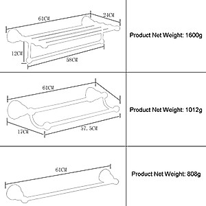 Bath Towel Bar Rose Gold Towel Rack, European Retro Bathroom Towel Pendant Rack, All Copper Towel Rail Towel Holder (Size : Double Pole)