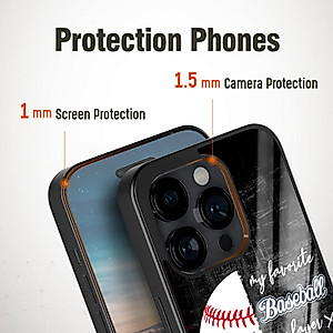 Eomnniofoy Custom Baseball Mom Phone Cases for Samsung Galaxy S10 S20 S21 S22 S23 S24 S25 Ultra Plus FE Edge | for iPhone Moto for Pixel, My Favorite Player Call Me Mom Gifts for Women Girls