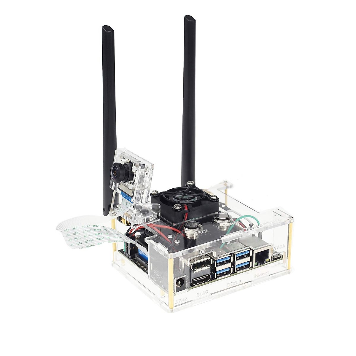 Makeronics 8265AC/8265NGW Wireless NIC Module M.2 NGFF for Jetson Nano Support 2.4GHz / 5GHz 300Mbps / 867Mbps Dual Band WiFi and Bluetooth 4.2 | Assembly Instruction Included