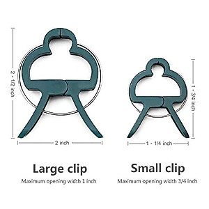 Sago Brothers 40 PCS Plant Clips Garden Clips for Tomato Cage, Tomatoes Clips Plant Support Clips for Bamboo Stakes, Climbing Plants, Vines, Gentle Plant & Flower Trellis Clips for Plant Stalks, Stems