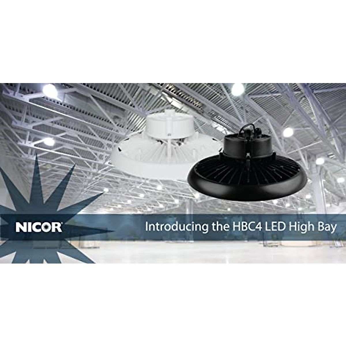HBC4 240W White LED UFO High Bay in 5000K