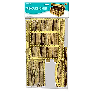 Treasure Chest Box Party Accessory (1 count) (1/Pkg)