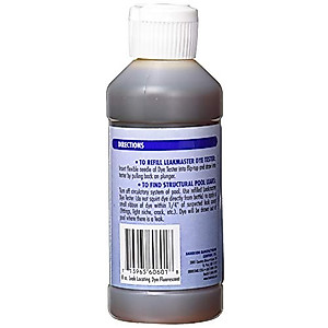 ANDERSON Refill Florescent DYE for Pool and SPA, 8 FL.OZ, Fluorescent-Yellow