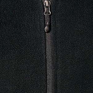 Amazon Essentials Men's Full-Zip Polar Fleece Vest (Available in Big & Tall), Black, Medium