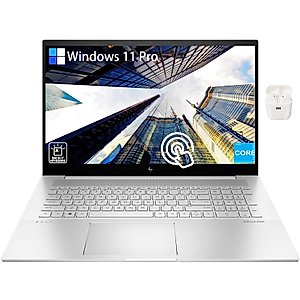 HP Envy Business Laptop, 17.3 Inch FHD Touchscreen, Intel Core i7-1260P, 32GB RAM, 1TB SSD, Windows 11 Pro, Backlit Keyboard, Thunderbolt 4, HDMI, Numeric Keypad Long Battery Life, Earbuds