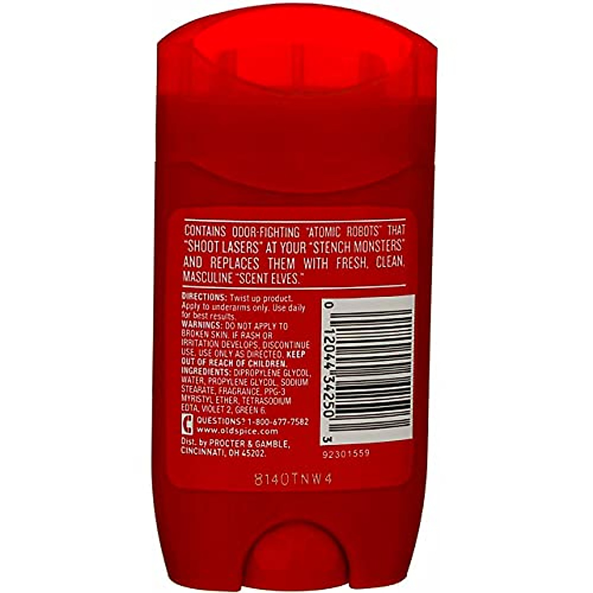 Old Spice Deodorant 2.25 Ounce Fresh Solid (66ml) (3 Pack)
