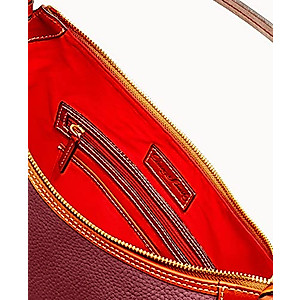 Dooney & Bourke Pebble Grain Hobo Shoulder Bag Handbag (Wine)